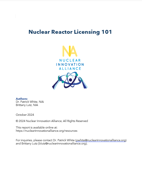 Nuclear Reactor Licensing 101 | NIA